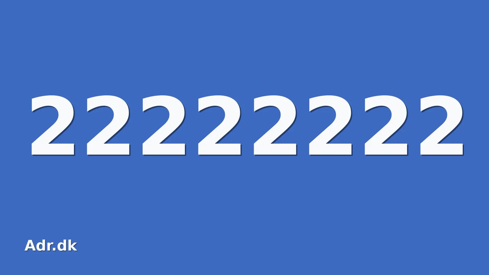 22222222 – Hvem ringede? Anmeldelser & kommentarer | Adr.dk